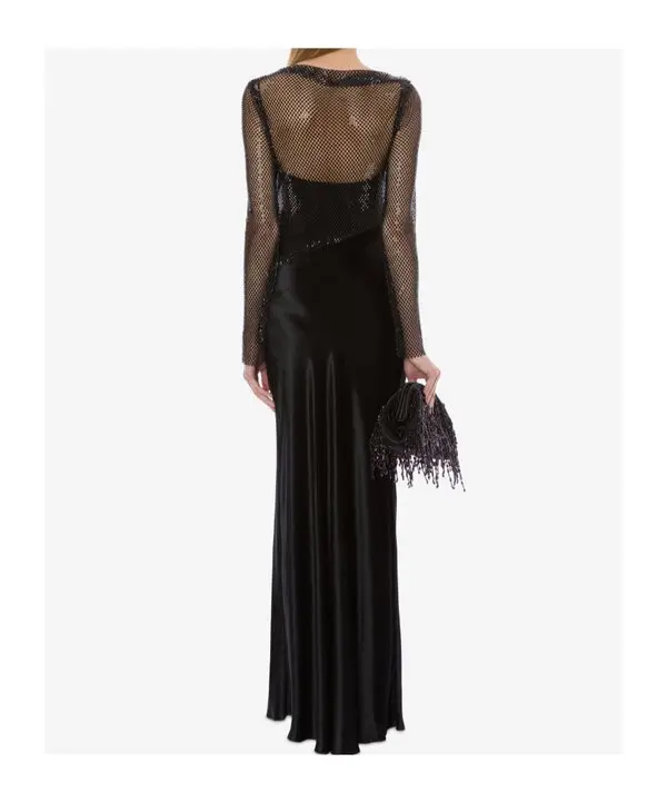 Alberta Ferretti Sequin-embellished Maxi Dress