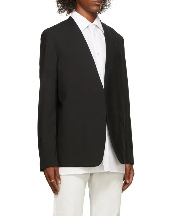 MAISON MARGIELA Single-breasted V-neck Blazer