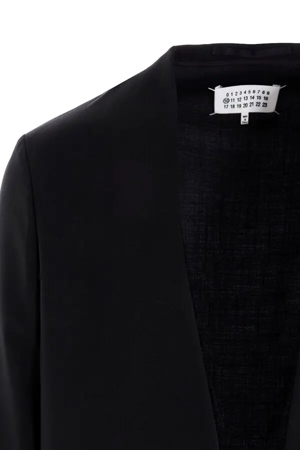 MAISON MARGIELA Single-breasted V-neck Blazer