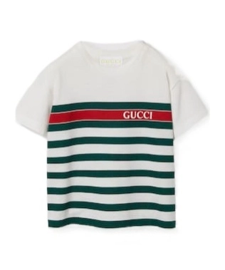 Gucci Striped Cotton T-shirt - White