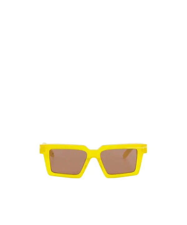 Off-White Windsor Rectangle Frame Sunglasses - Yellow