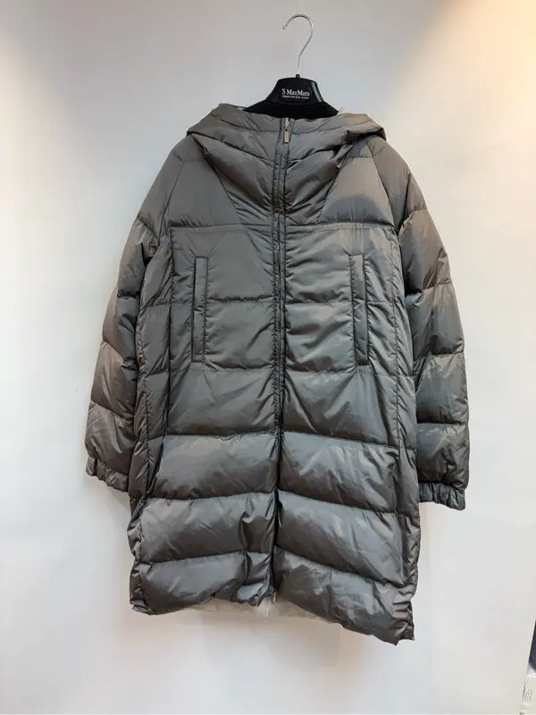Max Mara Long-sleeved Hooded Cotton Jacket