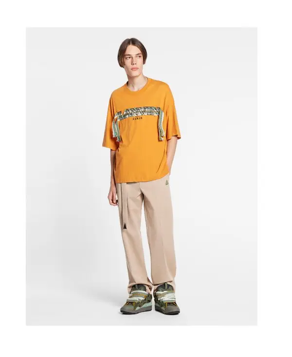 LANVIN Logo Round-necked T-shirt