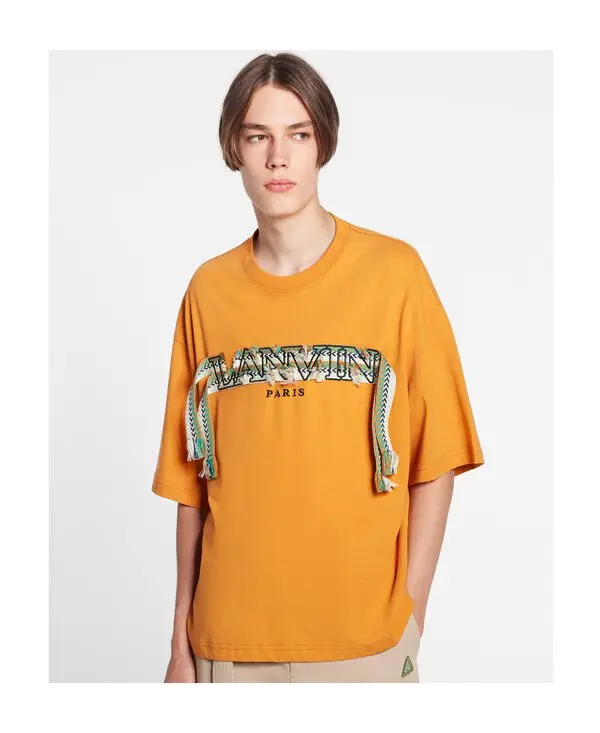 LANVIN Logo Round-necked T-shirt