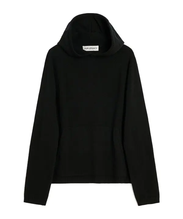 Our Legacy Knitted Hoodie - Black