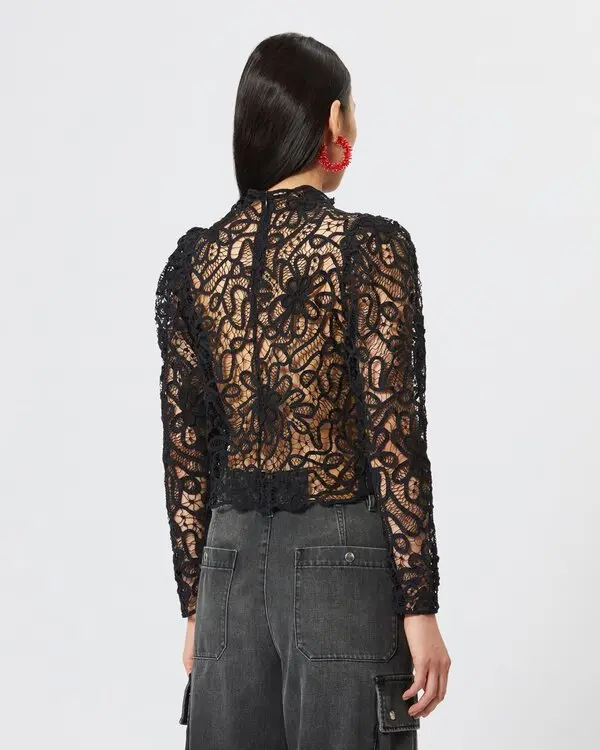 Isabel Marant Étoile Neline Lace Detailed Top