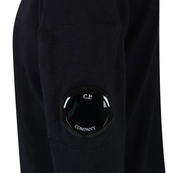 C.P. COMPANY Crew Neck Logo Sweater