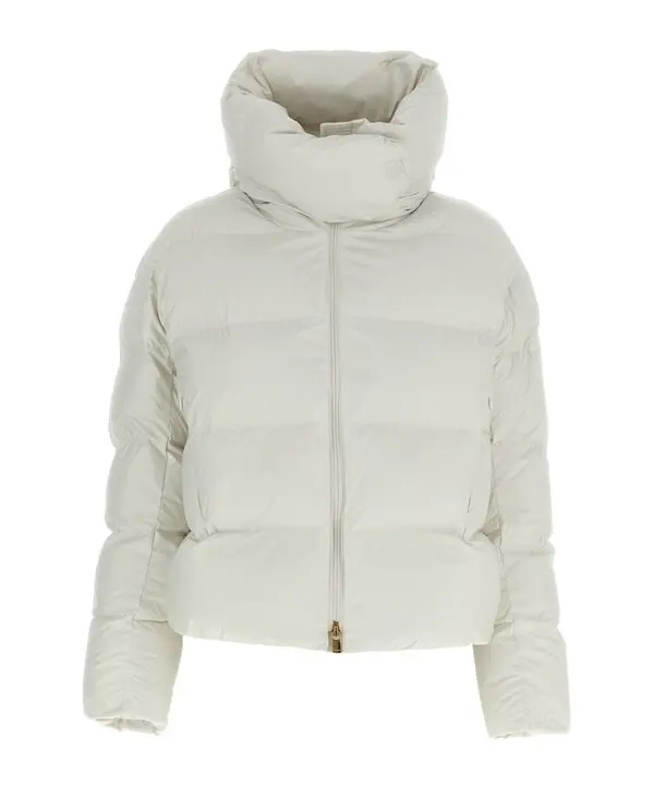 Pinko Padded Hoodie Jacket - White