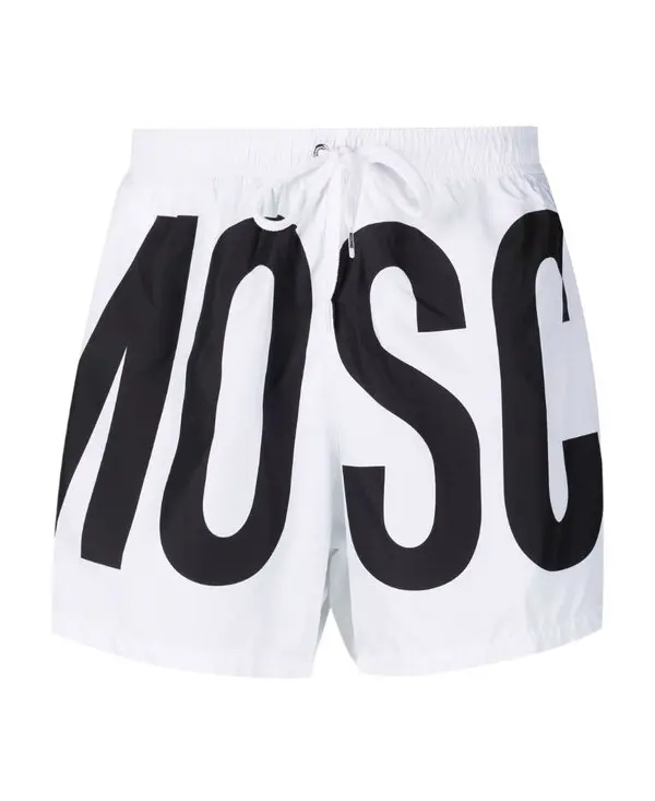 Moschino Print Swim Trunks - Black