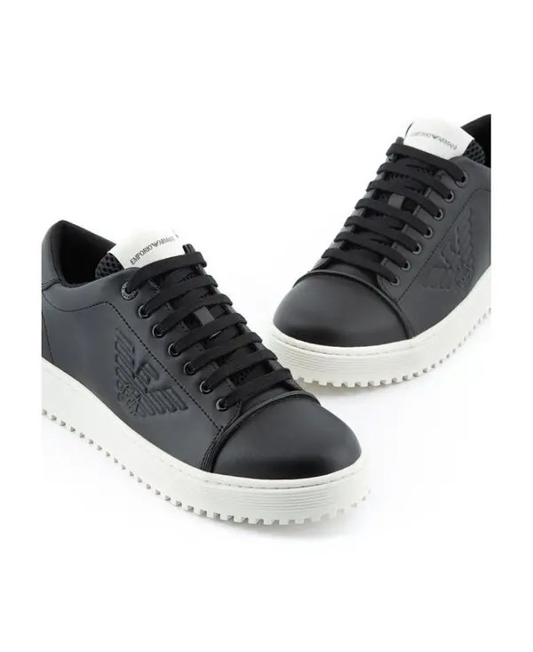 Emporio Armani Logo Detail Lace-up Sneakers