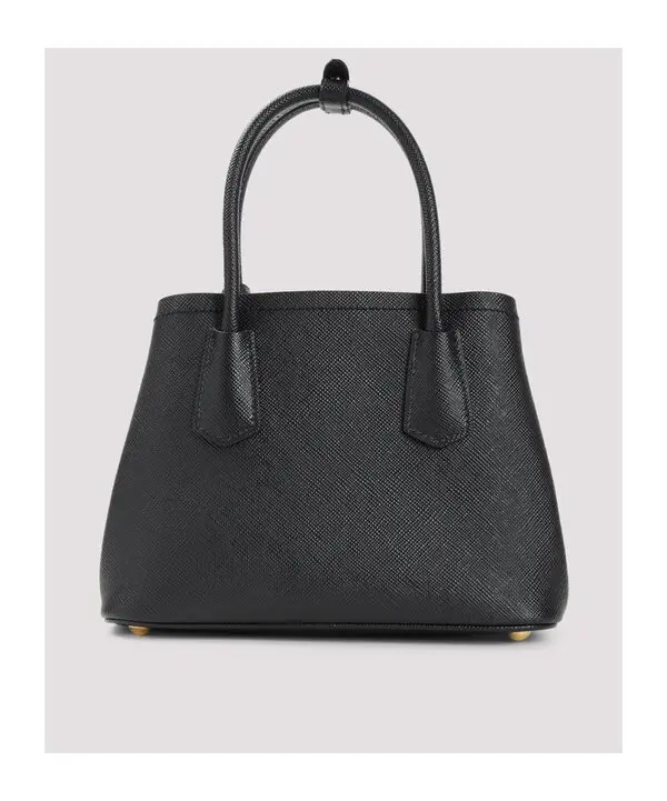 Prada Logo Plaque Top Handle Bag