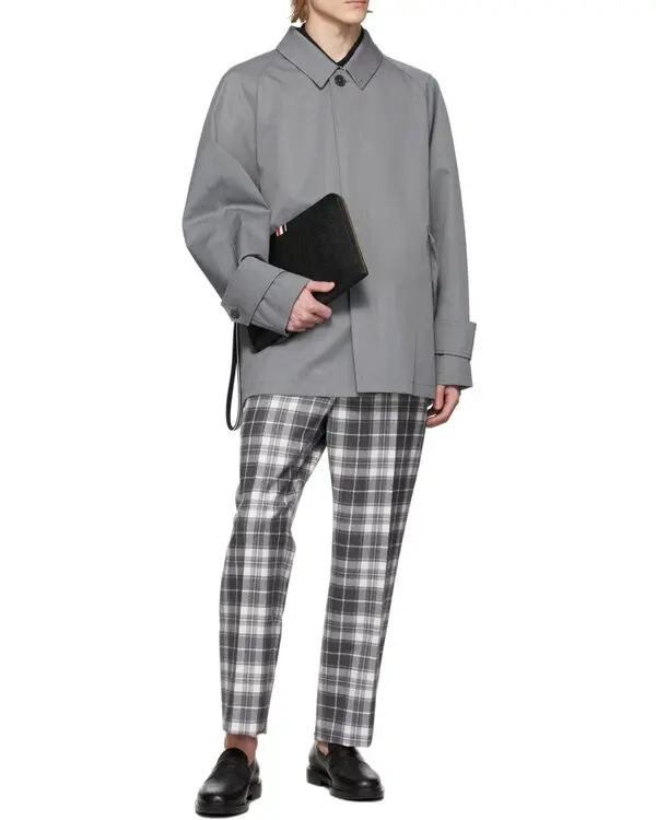 Thom Browne Rwb Striped Medium Clutch Bag