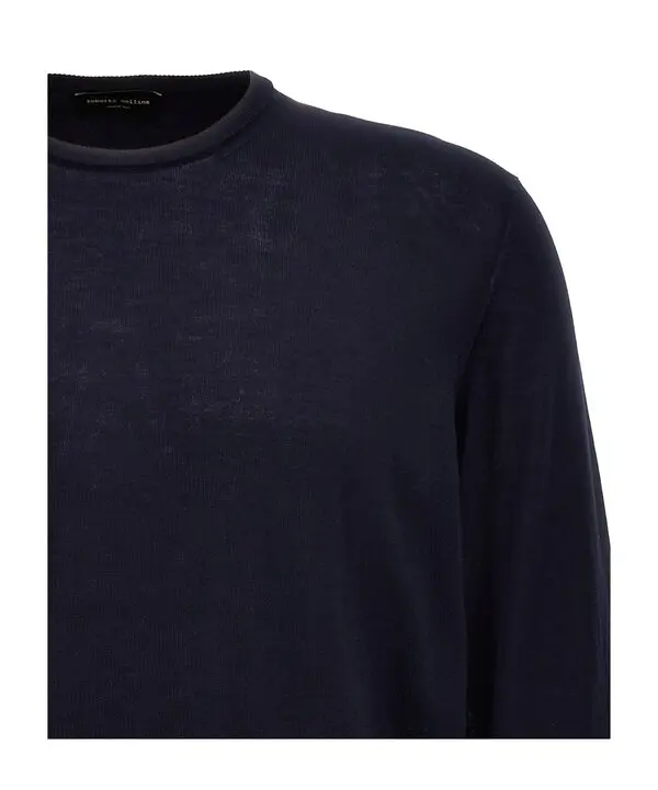 ROBERTO COLLINA Crewneck Knit Sweater - Black
