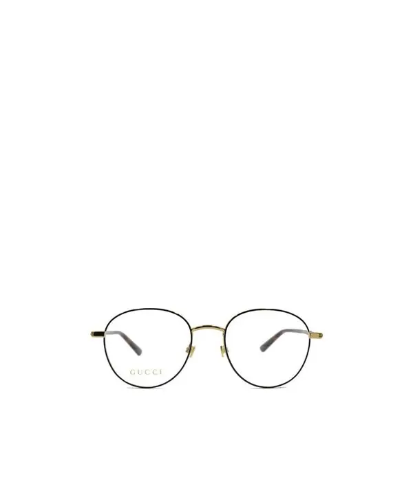 Gucci Round Metal Eyeglasses - White