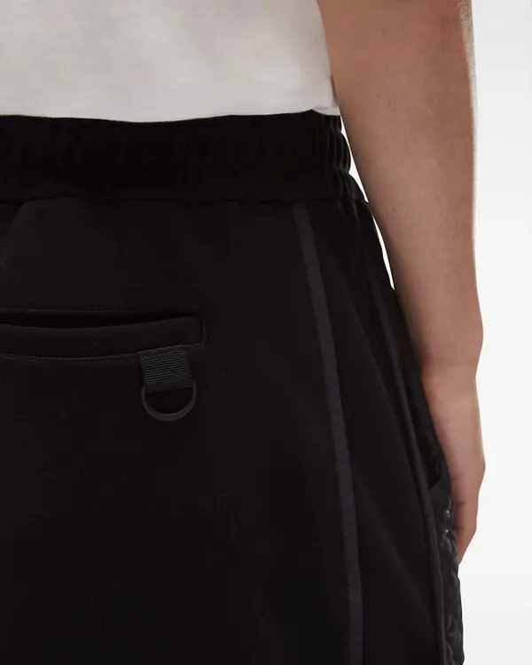 Moose Knuckles Quilted Logo Shorts