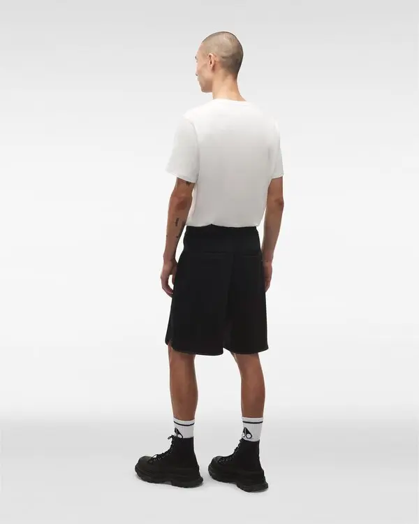 Moose Knuckles Quilted Logo Shorts