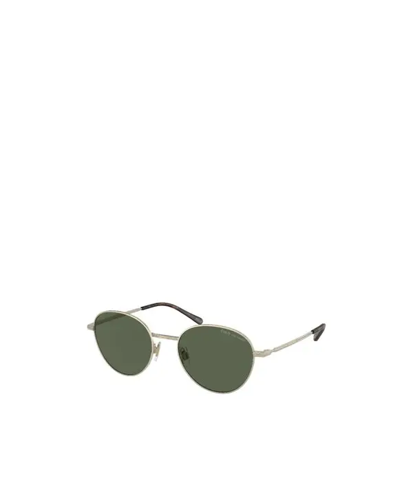 Polo Ralph Lauren Round Frame Sunglasses - Semi-shiny Pale Gold