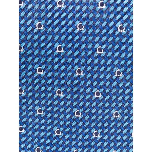 FERRAGAMO Jacquard Logo Tie
