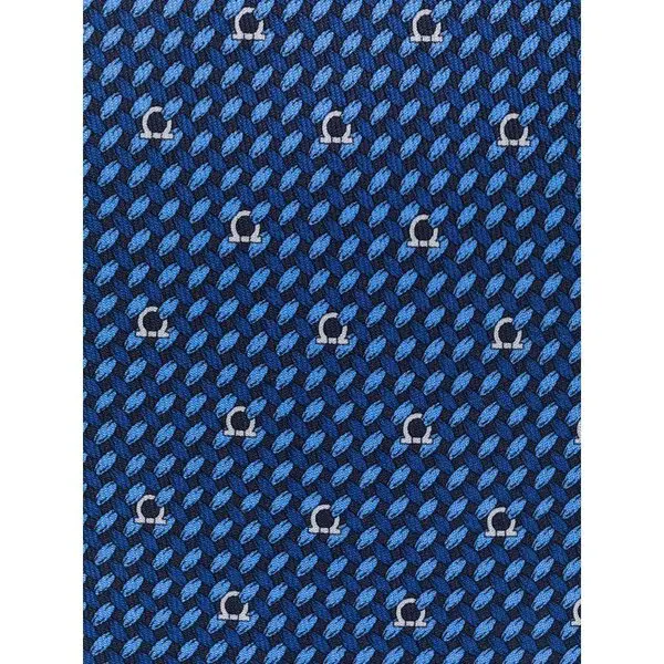 FERRAGAMO Jacquard Logo Tie