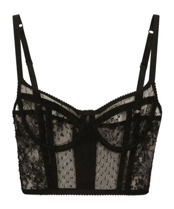 Dolce & Gabbana Lace Corset - Black