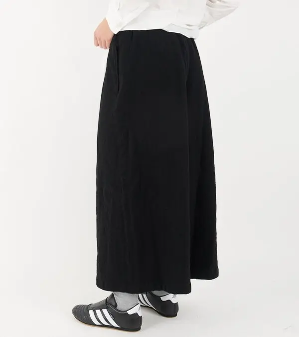 Comme Des Garçons Elastic Waist Wide Leg Casual Pants