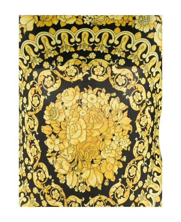 Versace Baroque Print One-piece Swimsuit - Yellow