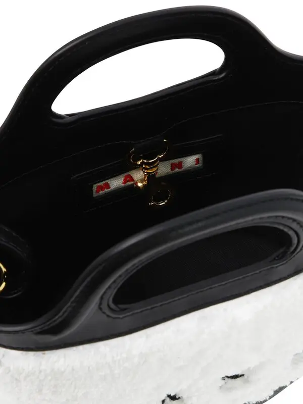 Marni Tropicalia Logo Detailed Handbag - White