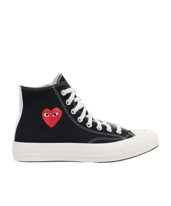 Play Comme Des Garcon Logo High-top Casual Sneakers