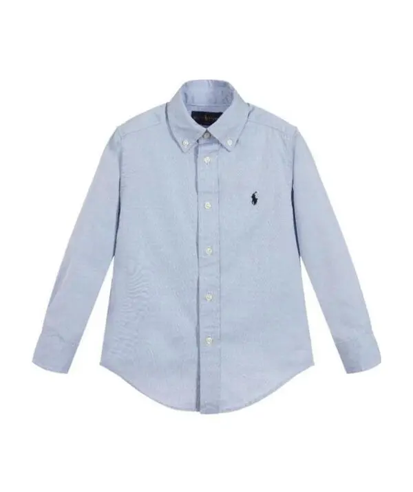 Polo Ralph Lauren Embroidered Logo Button-down Shirt - Blue