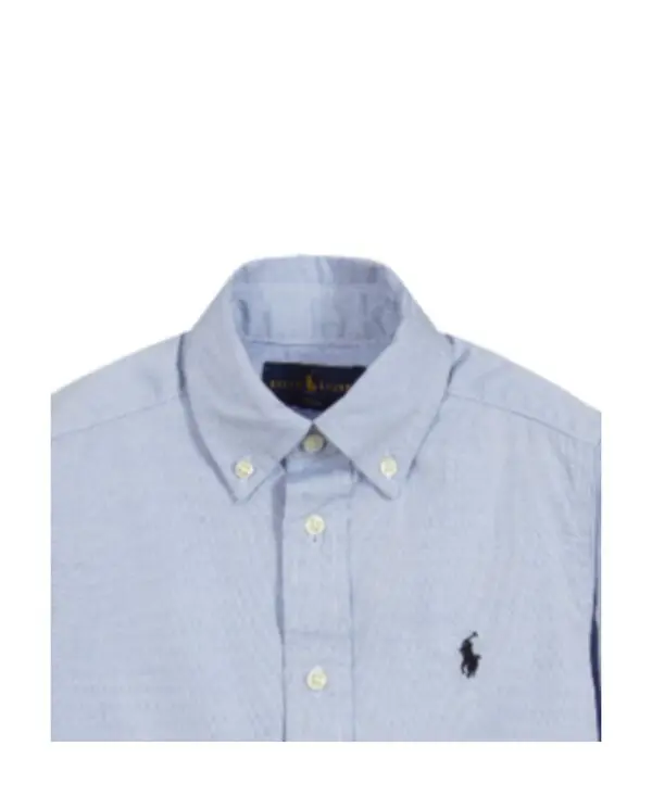 Polo Ralph Lauren Embroidered Logo Button-down Shirt - Blue