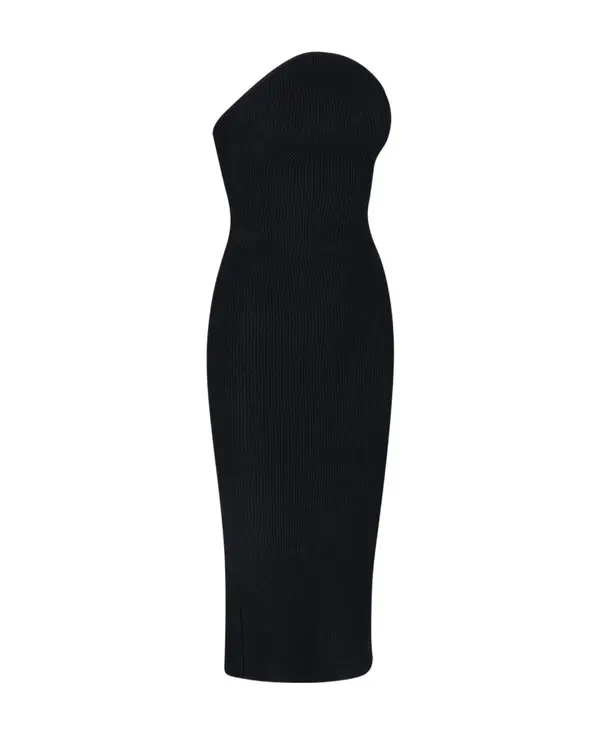 Khaite Ribbed Midi Dress