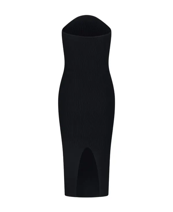 Khaite Ribbed Midi Dress