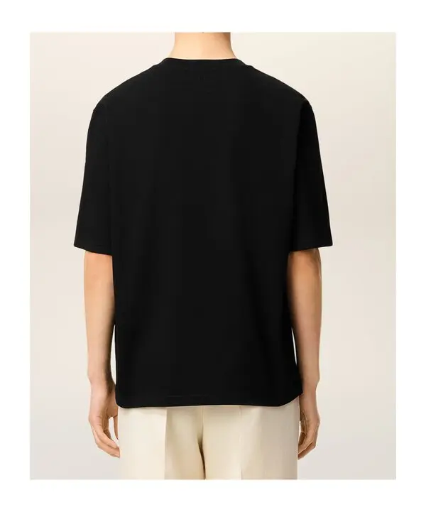 Ami De Coeur Embossed T-shirt - Black