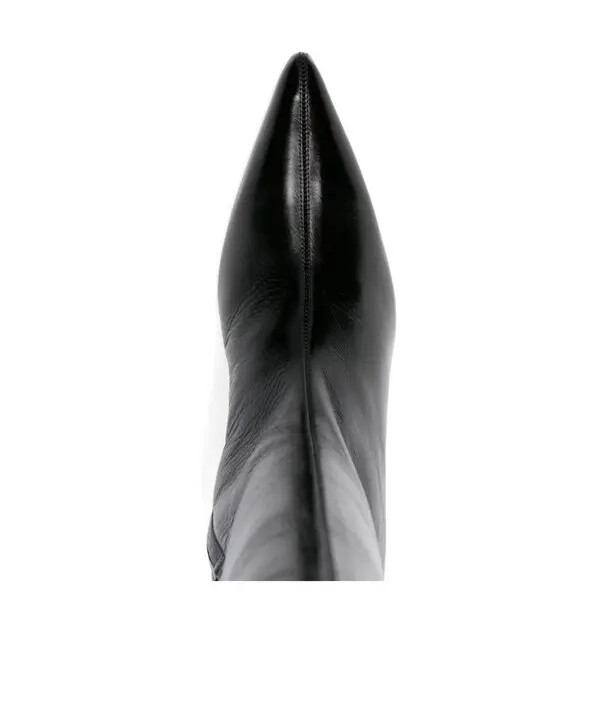 Khaite Pointed-toe Pull-on Boots With Kitten Heel