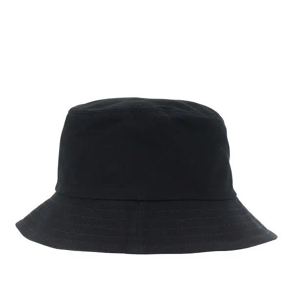 AMI Paris Logo Embroidered Bucket Hat - Black