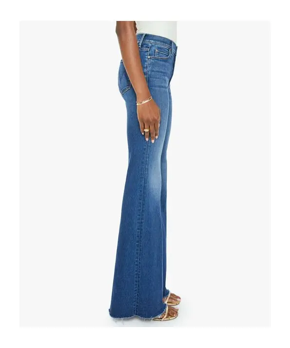 MOTHER Frayed Bell-bottom Jeans