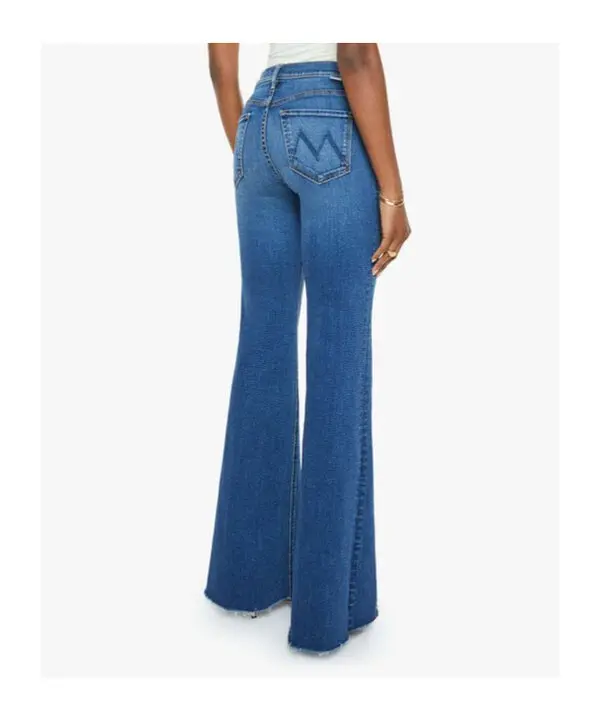 MOTHER Frayed Bell-bottom Jeans