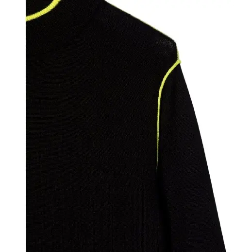 Balmain Contrast Spliced Sweater