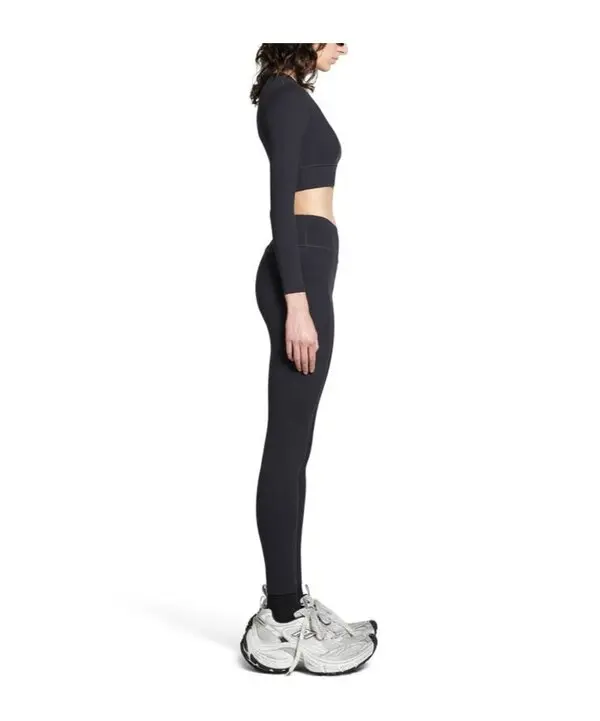 Balenciaga Activewear Logo Printed Leggings