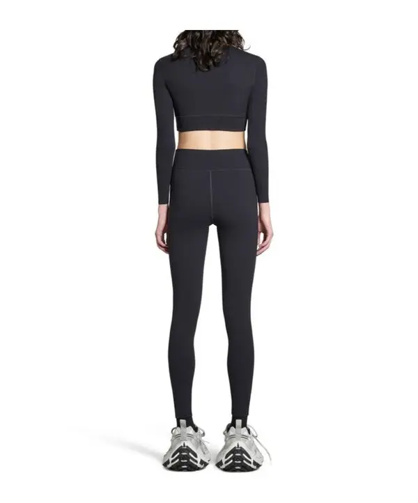 Balenciaga Activewear Logo Printed Leggings