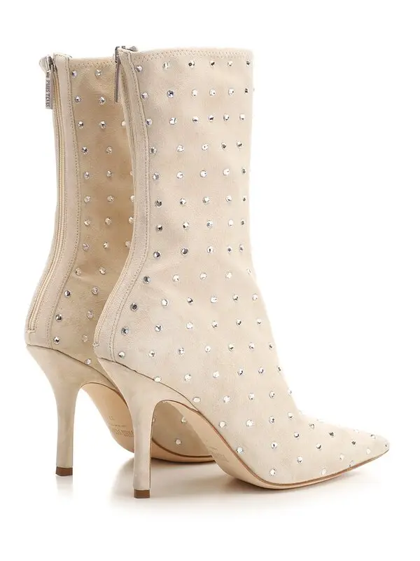 Paris Texas Pointed Toe Embellished Ankle Boots