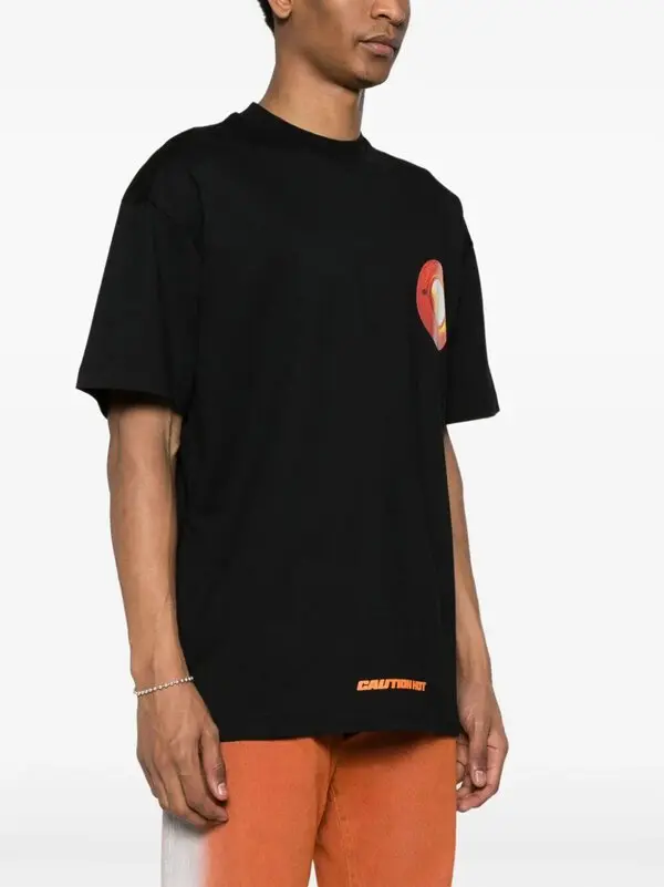MSGM Graphic-print Cotton T-shirt