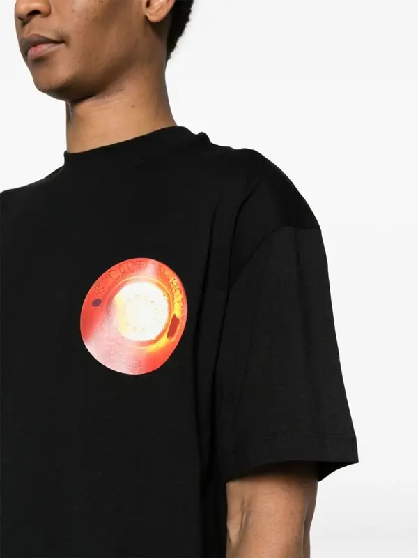 MSGM Graphic-print Cotton T-shirt