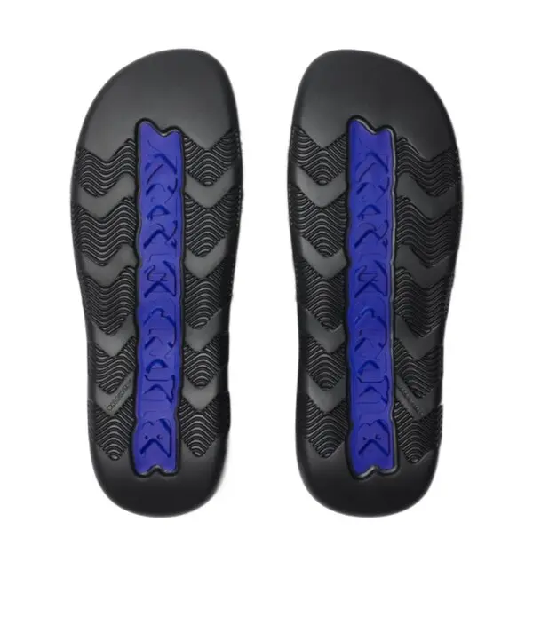 Burberry Vintage Check Pattern Slip-on Slides - Black