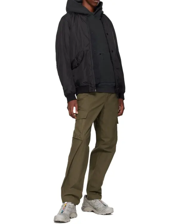 Stone Island Long-sleeved Hoodie - Black
