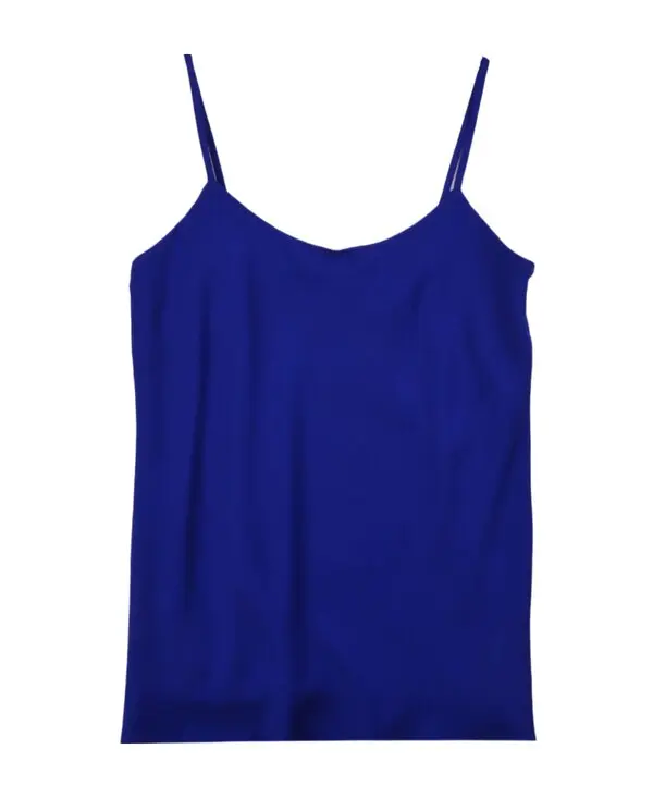 Max Mara Sleeveless Silk Top - Blue