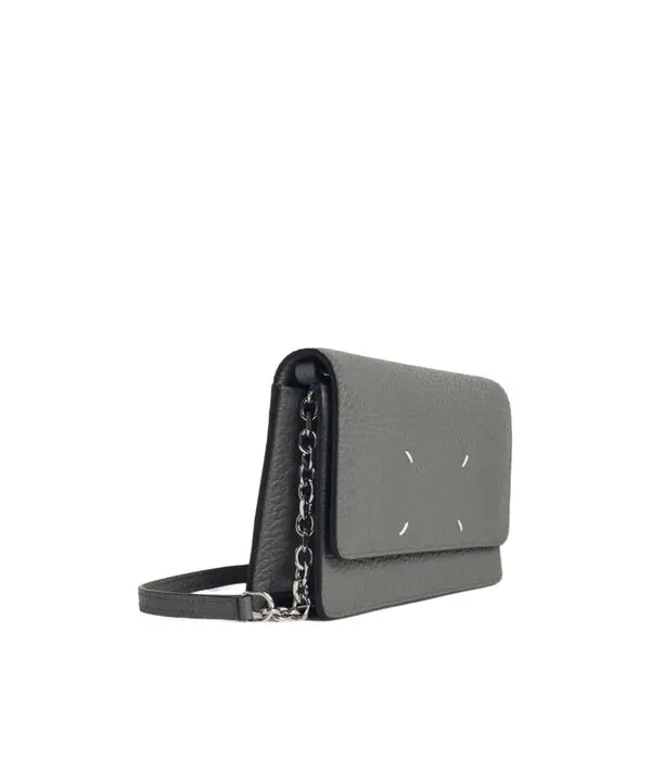 MAISON MARGIELA Four Stitches Chain-linked Wallet - Grey
