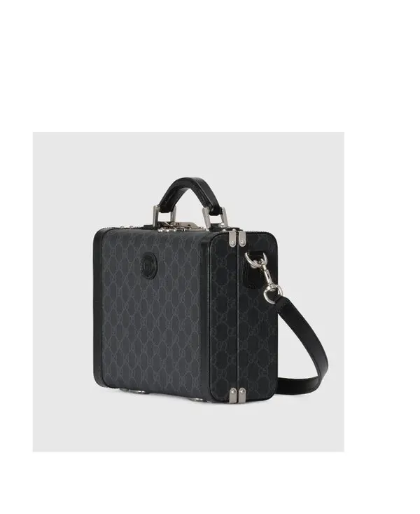 Gucci Gg Supreme Canvas Top Handle Beauty Case