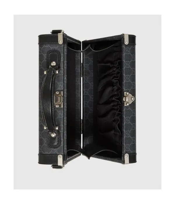 Gucci Gg Supreme Canvas Top Handle Beauty Case