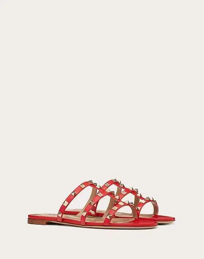 Valentino Garavani Rockstud Flat Sandals - Multicolor